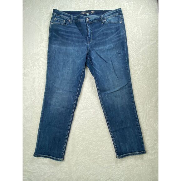 Seven7 | Jeans | Womens Seven7 Classic Medium Wash Straight Leg Denim ...